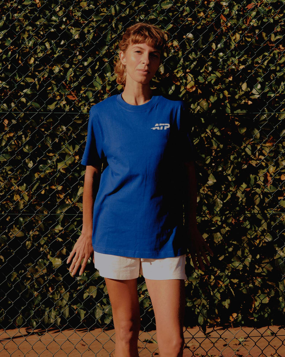 Camiseta logo pequeño ATP Marks Of Greatness – Navy | Ropa de tenis ...