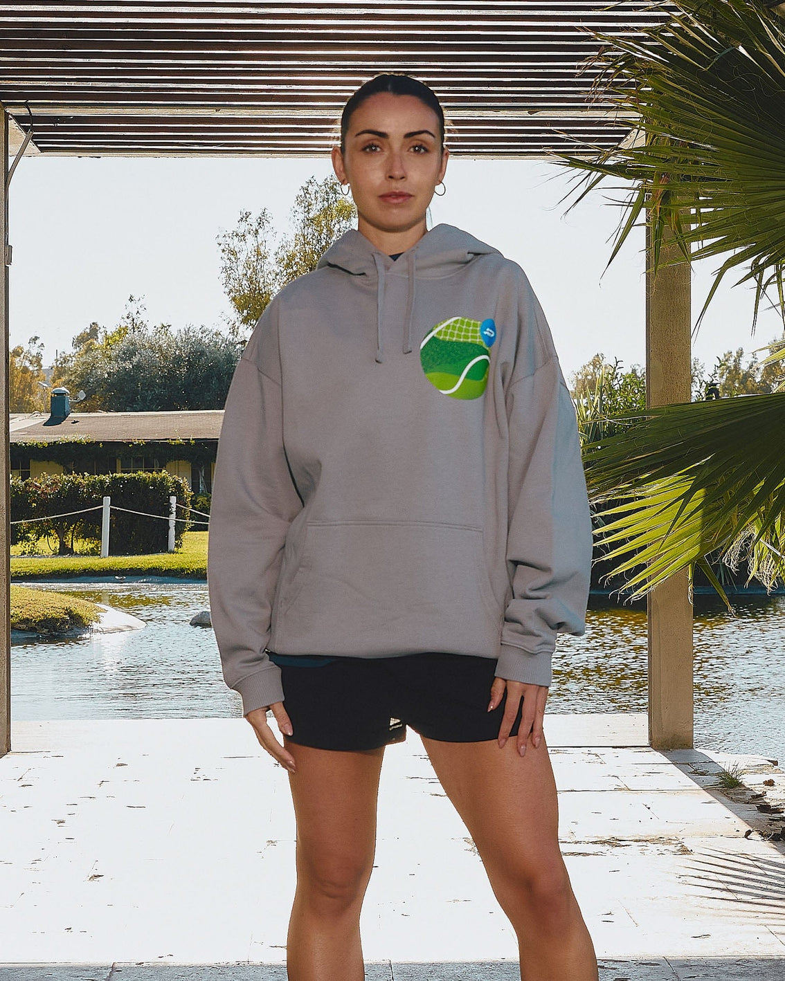 ATP The Ball Is Everything Hoodie Centre Court – Grey | Tennis Clothing ...