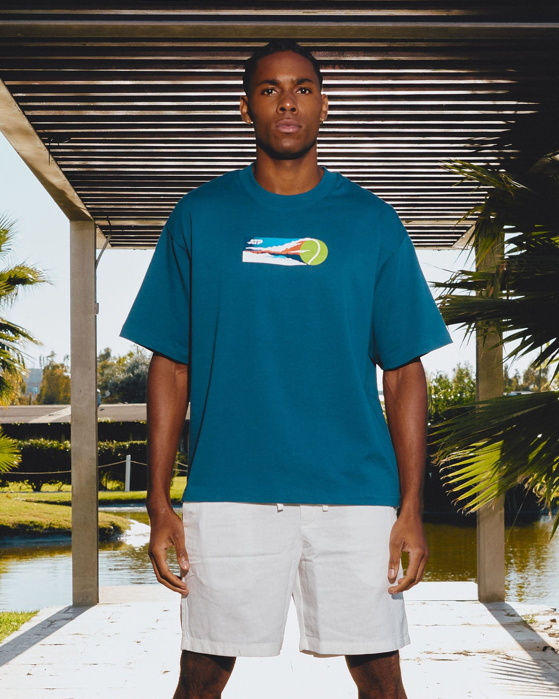 ATP The Ball Is Everything T-Shirt Ball Strike – Dark Blue | Tennis ...